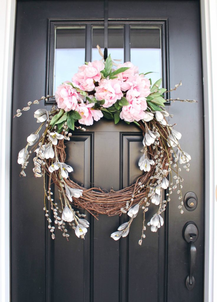 How to Make a Peony Wreath for Spring - Zoë With Love